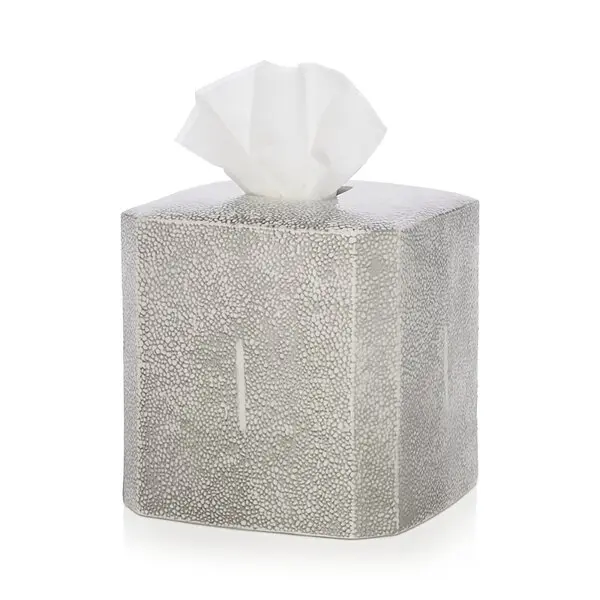 KASSATEX Shagreen Tissue Holder - Porcelain