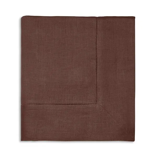 SFERRA Festival Tablecloth, 90 Round - Chocolate