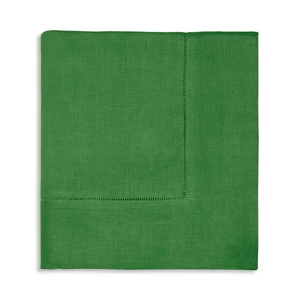 SFERRA Festival Tablecloth, 90 Round - Emerald