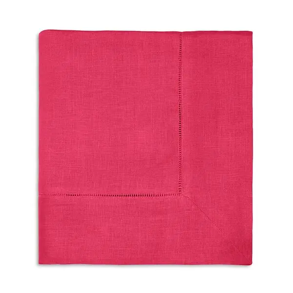 SFERRA Festival Tablecloth, 90 Round - Raspberry