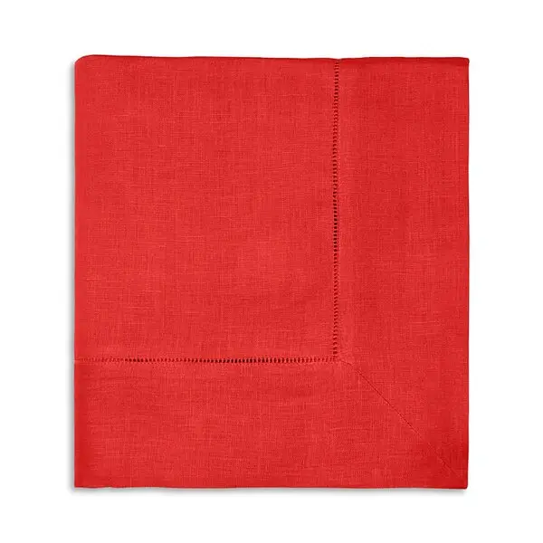 SFERRA Festival Tablecloth, 90 Round - Red