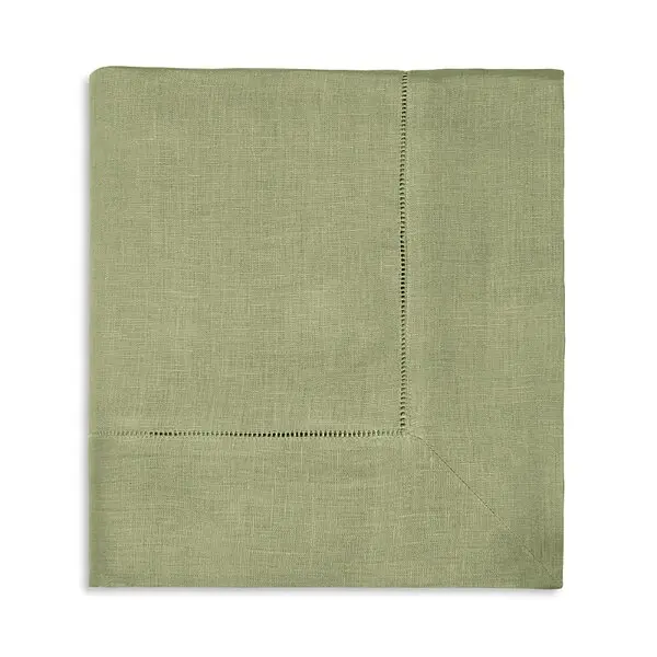 SFERRA Festival Tablecloth, 90 Round - Sage
