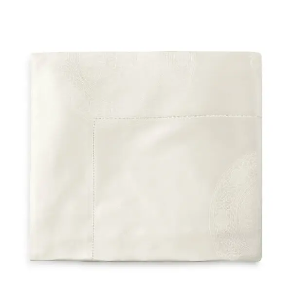 SFERRA Giza 45 Medallion Flat Sheet, King - Ivory