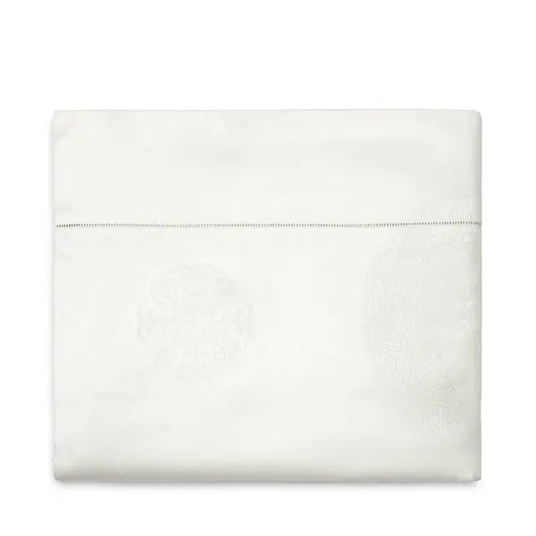 SFERRA Giza 45 Medallion Duvet Cover, Full/queen - Ivory