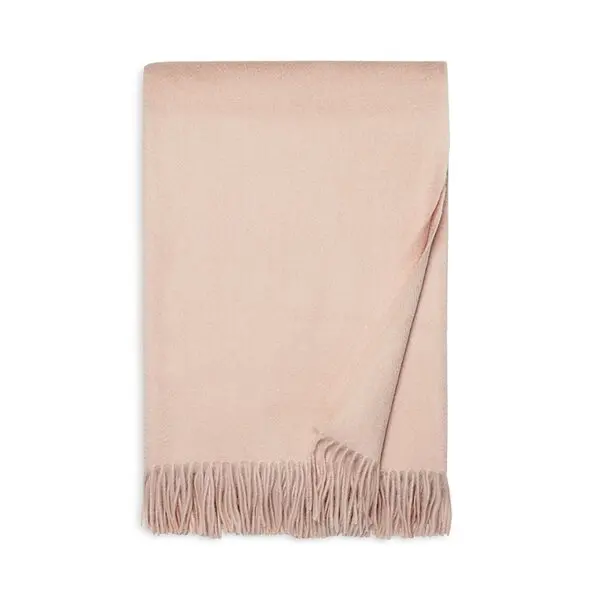 SFERRA Cashmere Dorsey Throw - Rose