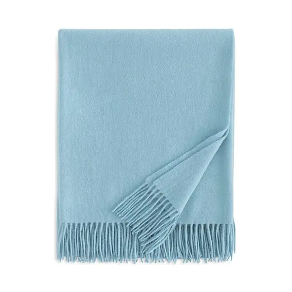 SFERRA Cashmere Dorsey Throw - Sky