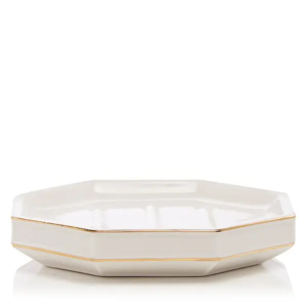 KASSATEX St. Honore Soap Dish - White / Gold