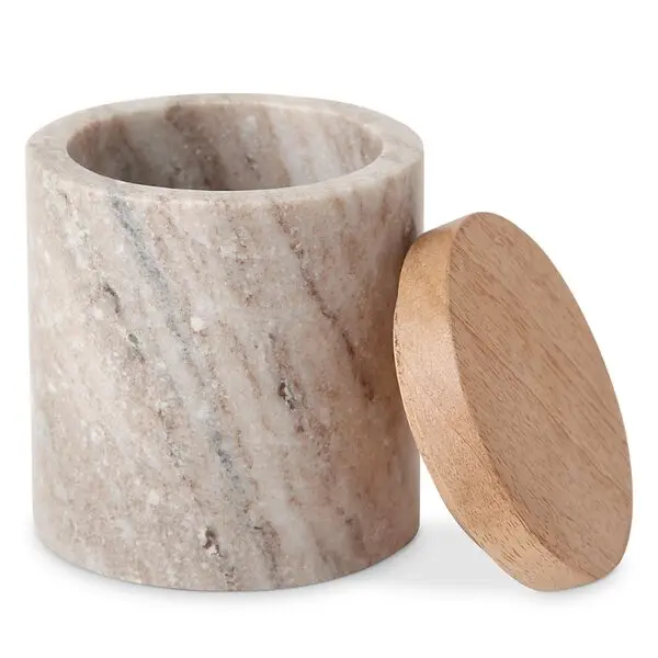 KASSATEX San Marino Cotton Jar - Marble/wood