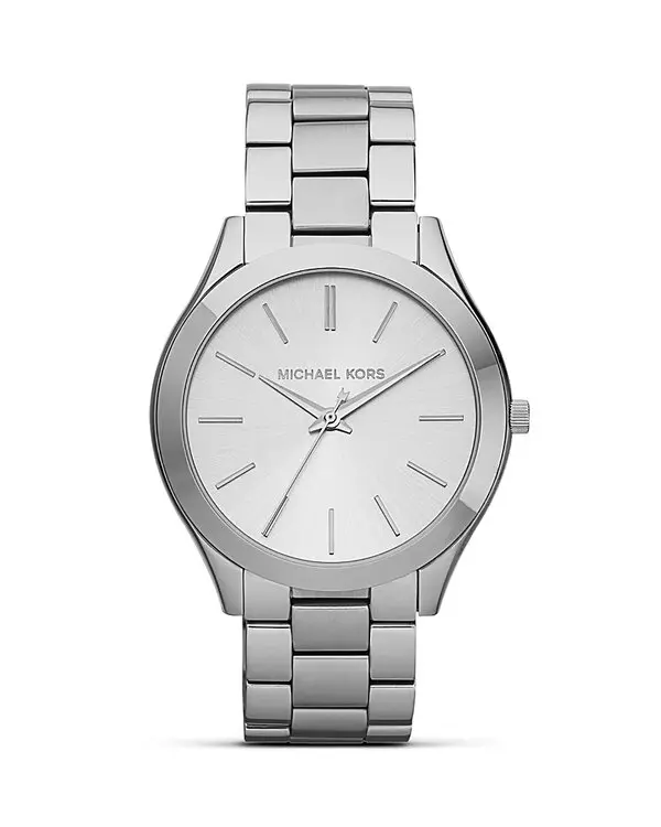 Michael Kors Slim Runway 42mm Watch - Silver