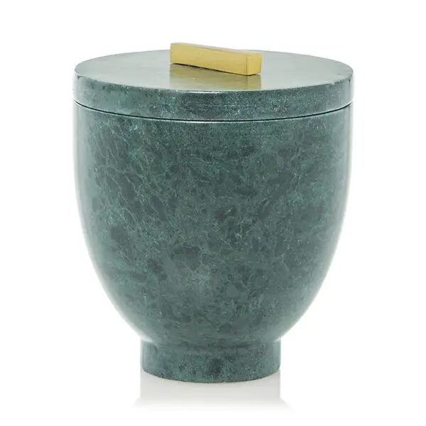 KASSATEX Esmeralda Cotton Jar - Green Marble