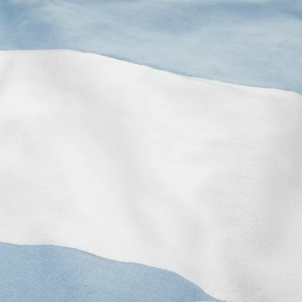 KASSATEX Block Stripe Fouta Beach Towel - Seaglass