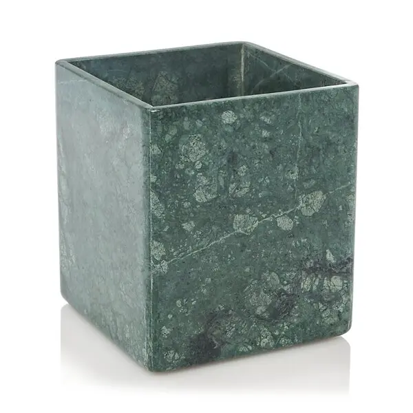 KASSATEX Esmeralda Wastebin - Green Marble