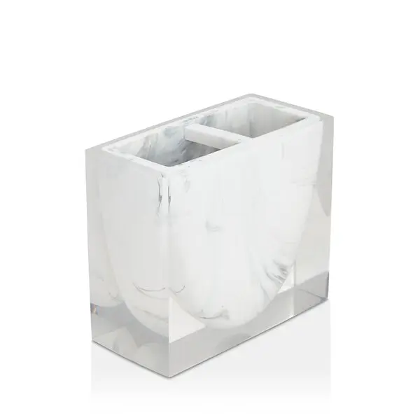 KASSATEX Ducale Toothbrush Holder - White/black