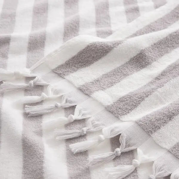 KASSATEX Cannes Beach Towel - Grey