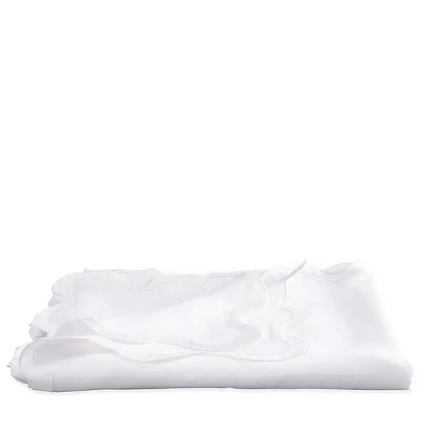 MATOUK Mirasol Tablecloth, 70 X 144 Oblong - White