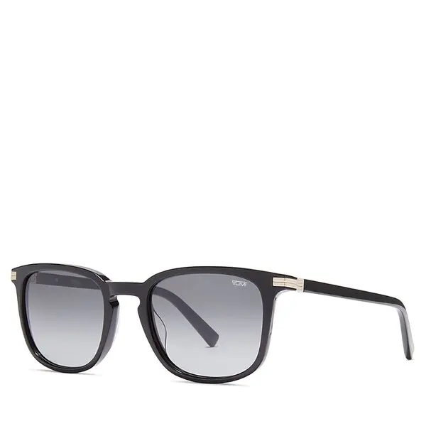 Tumi 005 Square Flex Hinge Sunglasses - Black/gray Gradient