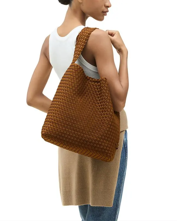 NAGHEDI Nomad Medium Hobo Bag - Teak