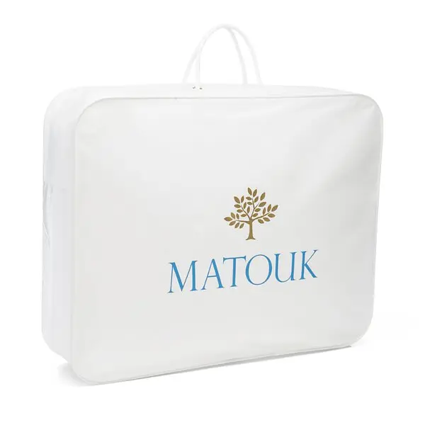 MATOUK Libero Firm Down Alternative Pillow, Queen - White
