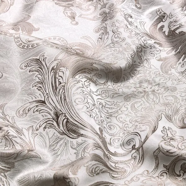 TOGAS House Of Textiles Raphael Silk Duvet Cover, Queen - Silver