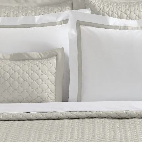 MATOUK Ava Quilt, King - Silver