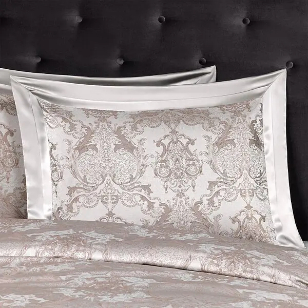 TOGAS House Of Textiles Raphael Silk King Sham - Silver