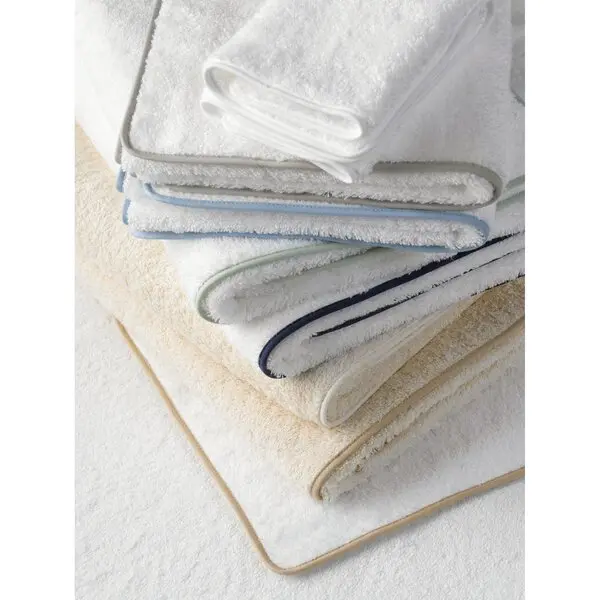 MATOUK Cairo Wash Cloth - White/azure