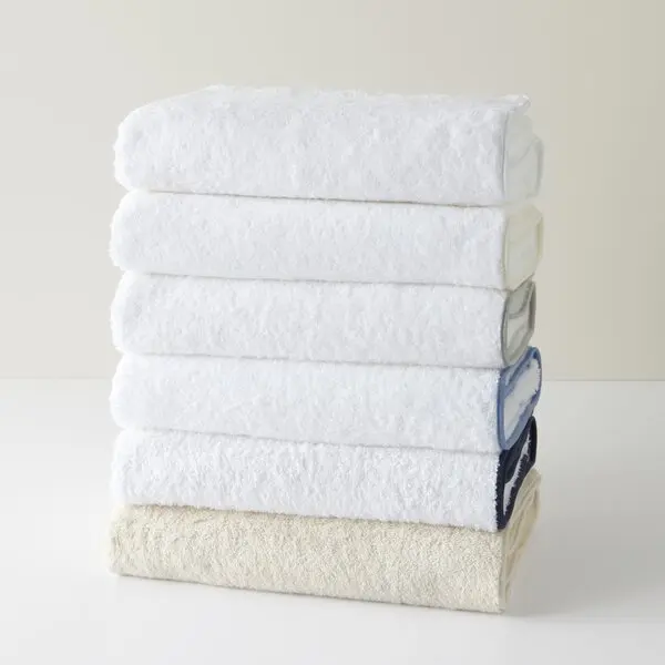 MATOUK Cairo Wash Cloth - White/azure