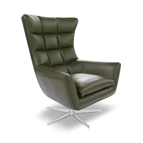 GIUSEPPE NICOLETTI Jacob Swivel Chair Exclusive - Suave Olive