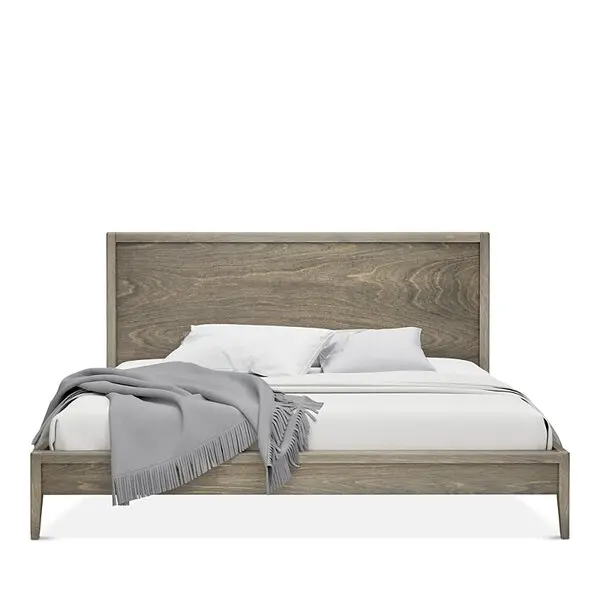 HUPPE Edmond Wood Platform King Bed - Raw Birch