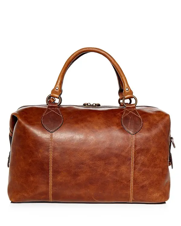 Frye Logan Leather Duffle Bag - Cognac