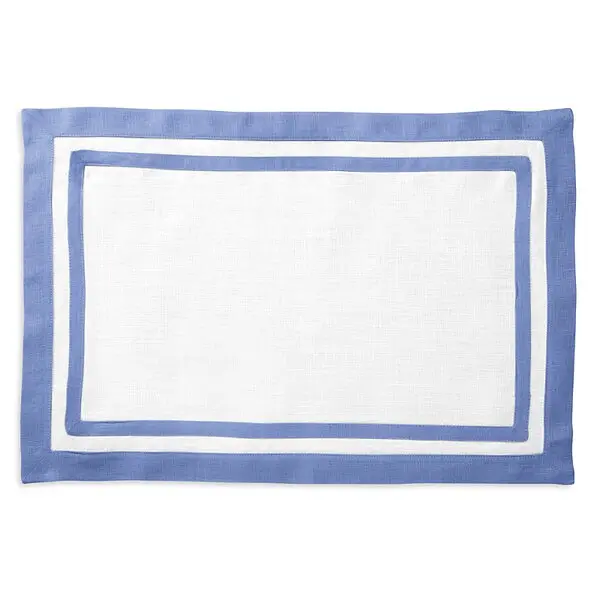 MATOUK Rectangle Placemats, Set Of 4 - Sky Blue