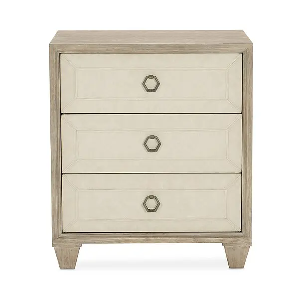 BERNHARDT Santa Barbara 3 Drawer Nightstand, Small