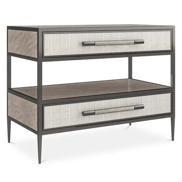 CARACOLE Impressive Two Shelf Nightstand