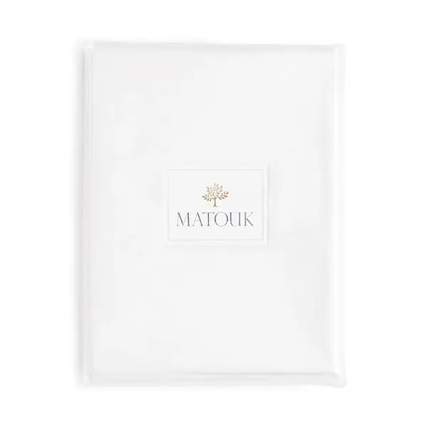 MATOUK Cotton Sateen Pillow Protector, King - White