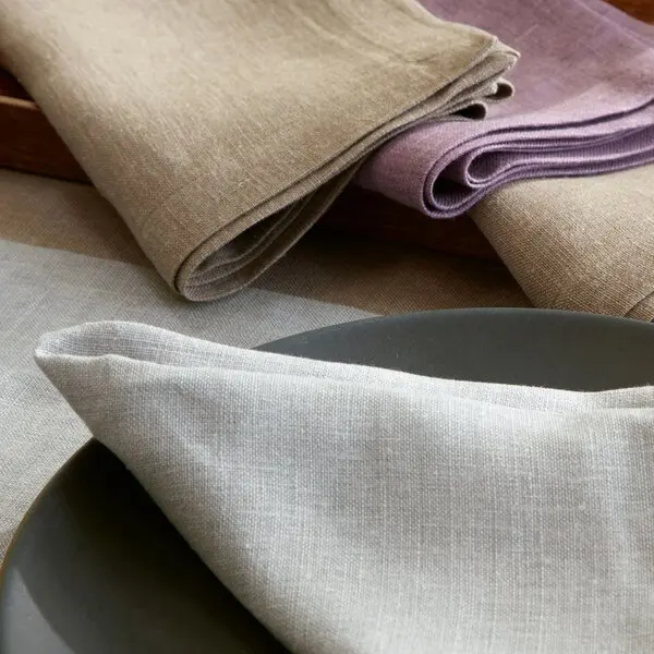 MATOUK Chamant Tablecloth, 70 Round - Silver