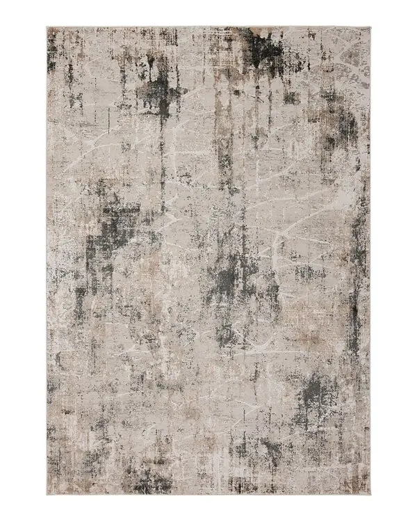 MINK HOME Alloy All341 Area Rug, 4' X 6 - Gray