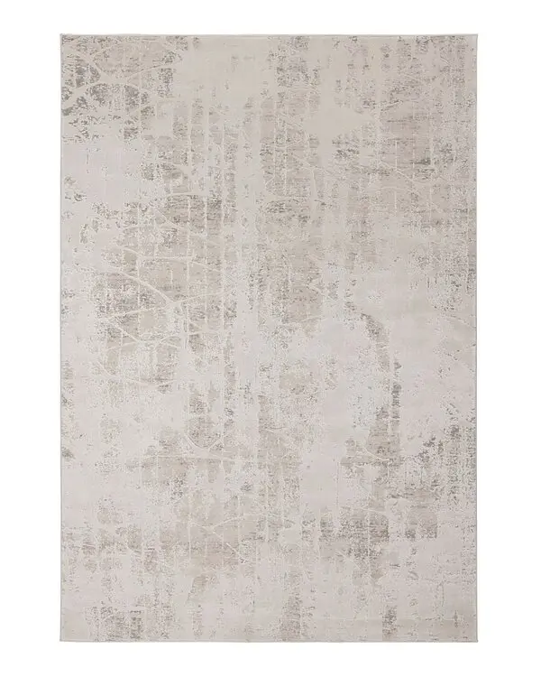MINK HOME Alloy All341 Area Rug, 4' X 6 - Ivory
