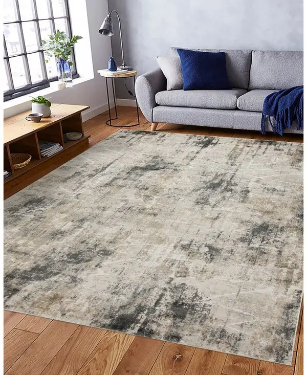 MINK HOME Alloy All341 Area Rug, 5' X 8 - Gray