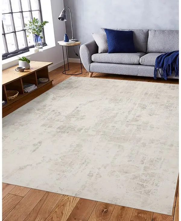 MINK HOME Alloy All341 Area Rug, 8' X 11 - Ivory