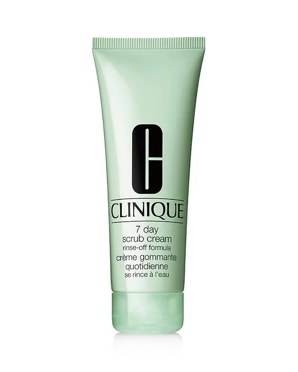 CLINIQUE 7 Day Face Scrub Cream Rinse-off Formula 3.4 Oz - No Color