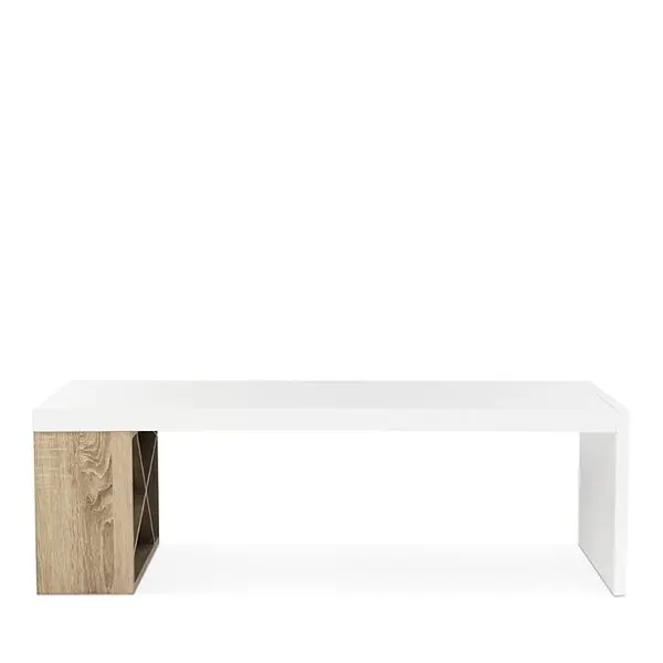 SAFAVIEH Couture Carlton Modern Scandinavian Side Storage Coffee Table - White