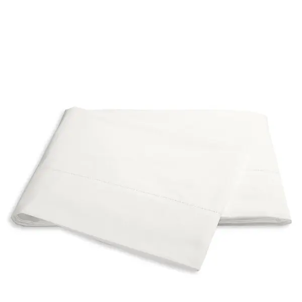 MATOUK Milano Hemstitch Flat Sheet, King - Bone