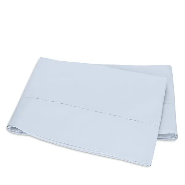 MATOUK Milano Hemstitch Flat Sheet, King - Sky