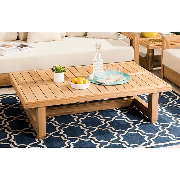 SAFAVIEH Couture Montford Teak Coffee Table - Nude