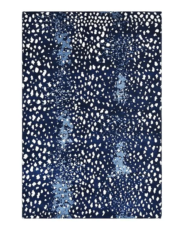 TIMELESS RUG DESIGNS Armstrong Arm3253 Area Rug, 10' X 14 - Navy