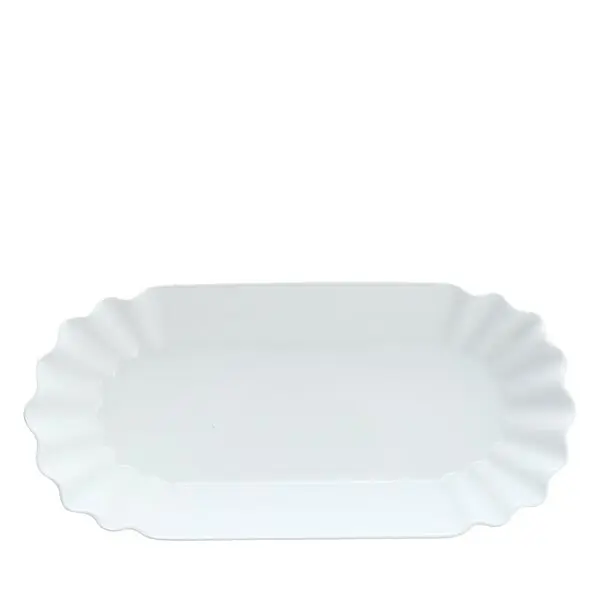 FORTESSA Street Eats Hot Dog Plate, Set Of 6 - White