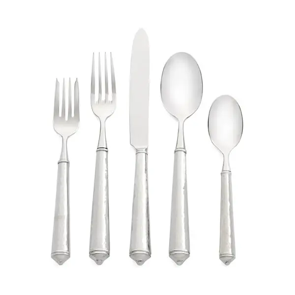 RICCI ARGENTIERI Leopardo 5 Piece Place Setting - Silver