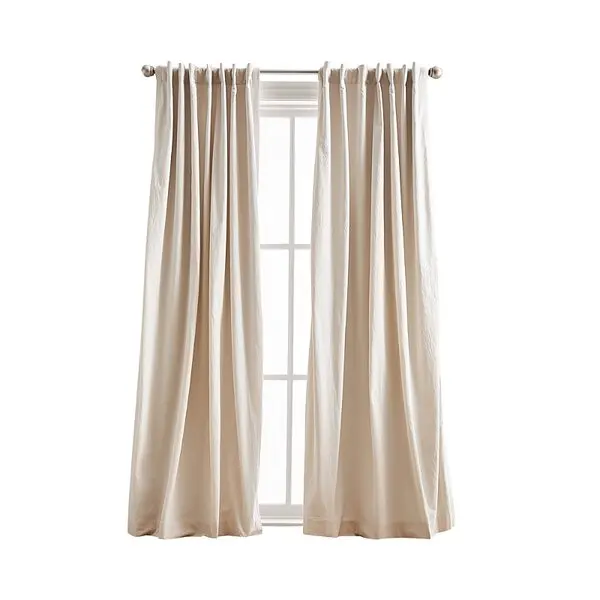 PERI HOME Sanctuary 108 X 50 Back Tab Window Panel, Pair - Linen