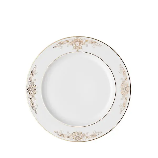Versace Rosenthal Meets Medusa Gala Salad Plate - White/gold