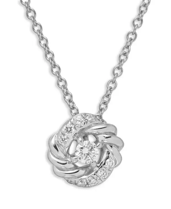 David Yurman Sterling Infinity Pendant Necklace